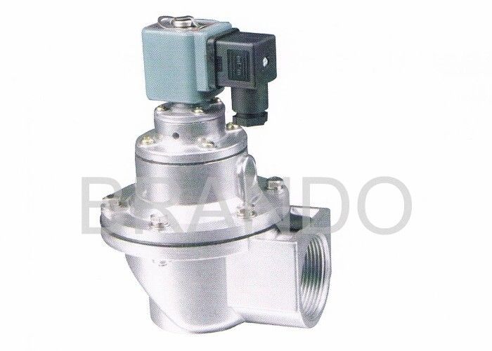 Cement 90 Degree Angle Pneumatic Pulse Valve , Solenoid Pulse Valve DMF ...