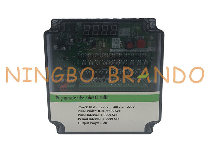220VAC In 220VAC Out 20 Lines Pulse Valve Timer Controller For Dust Collector