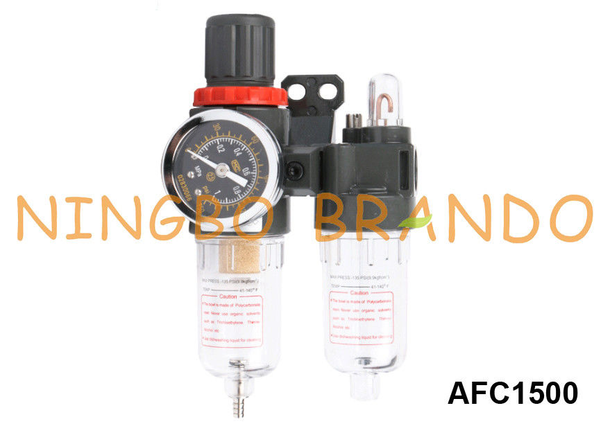 1/8'' AFC1500 Airtac Type FRL Air Filter Regulator And Lubricator Unit