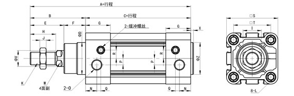 Festo DNC Dual Action Pneumatic Air Cylinder Low Start Pressure With ...