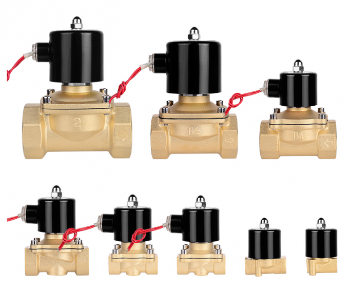 DN50/2'' Inch Port Brass Body 2W500-50 Water Diaphragm Solenoid Valves/Electromagnetic Water ...