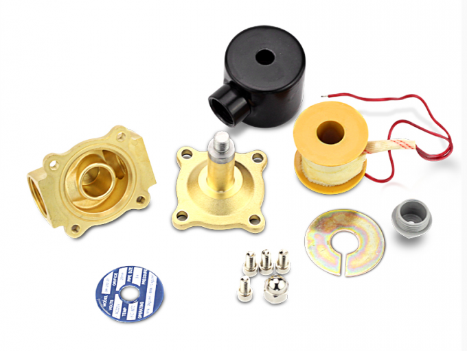 G1 1/2'' DN40 2W400-40 Solenoid Valve Automatic Water Flow Control 100% Brass Material Body