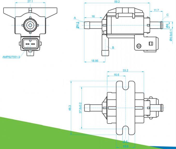 APC Turbo Boost Pressure Control Solenoid Valve 55557806 / 55577092 ...