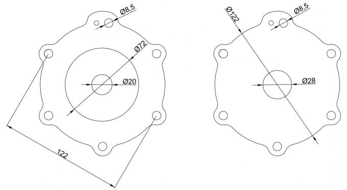 Turbo Diaphragm Kit M40 Nitrile For Pulse Jet Valve FP40 DP40