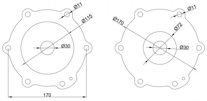 DB16/G DB120/C Pulse Valve Diaphragm For Mecair 2 1/2" VNP/VEM220 VNP/VEM420 VNP/VEM424