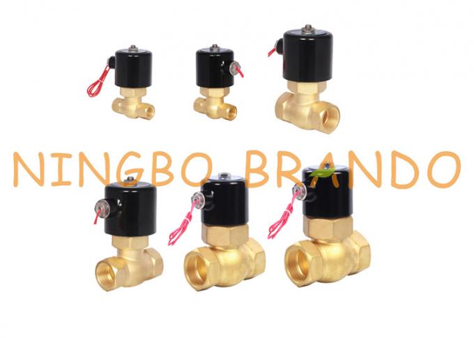 High Temperature High Pressure Brass Solenoid Valve Type 5404 For Water Steam 230V AC 24V DC