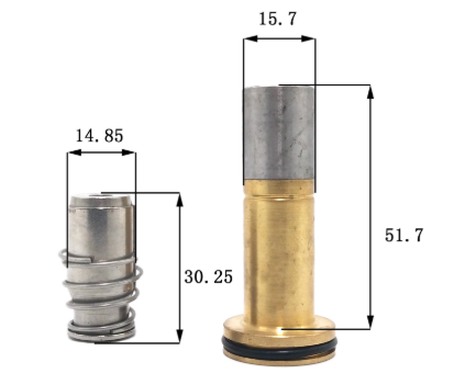 AXOR ACTROS Truck Gearbox 3 Way 15.7mm OD Solenoid Valve Armature