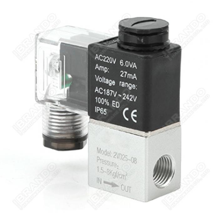 2V025-08 Airtac Type Air Solenoid Valve 1/4'' 24VDC 12VDC