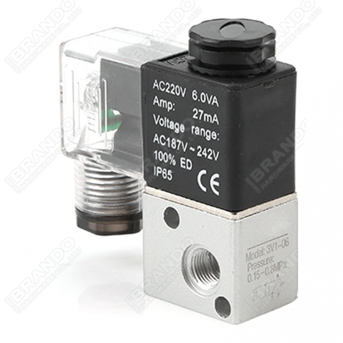 2V025-08 Airtac Type Air Solenoid Valve 1/4'' 24VDC 12VDC