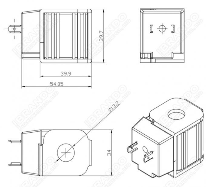 Parker Type Hydraulic Solenoid Valve Coil 12V 24V CAP012D CAP024D CCS024D
