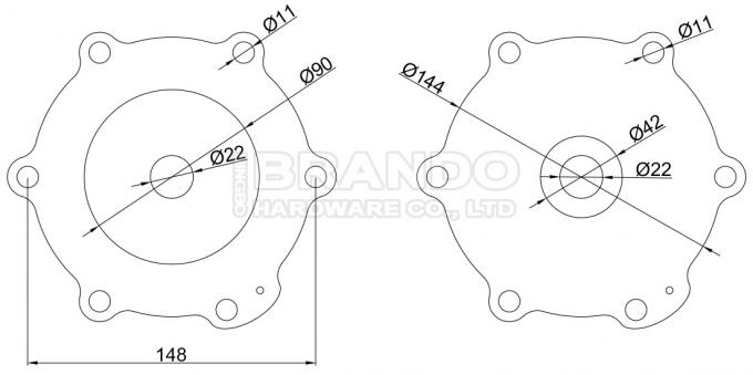 DB116 DB116/C 2'' NBR Diaphragm Kits For Mecair Pulse Jet Valve