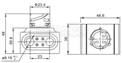 Wabco Type Truck ABS Solenoid Modulator Valve Coil 24VDC 4721950160