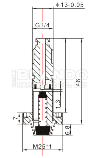 KSD Type 3 Way Solenoid Valve Armature Plunger Tube DC231Y-08 DC231Y-10