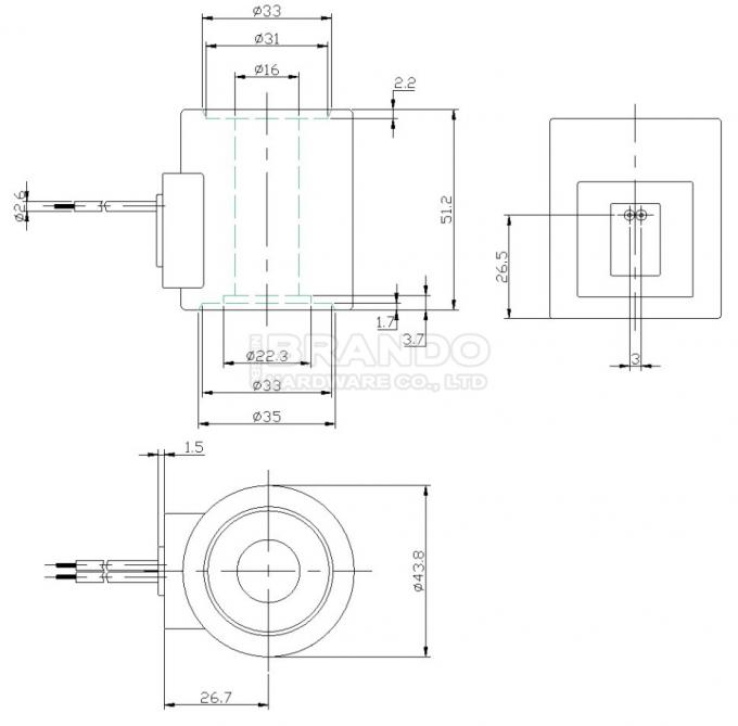 HydraForce Type Hydraulic Solenoid Valve Coil 6352012 6352024 12V 24V