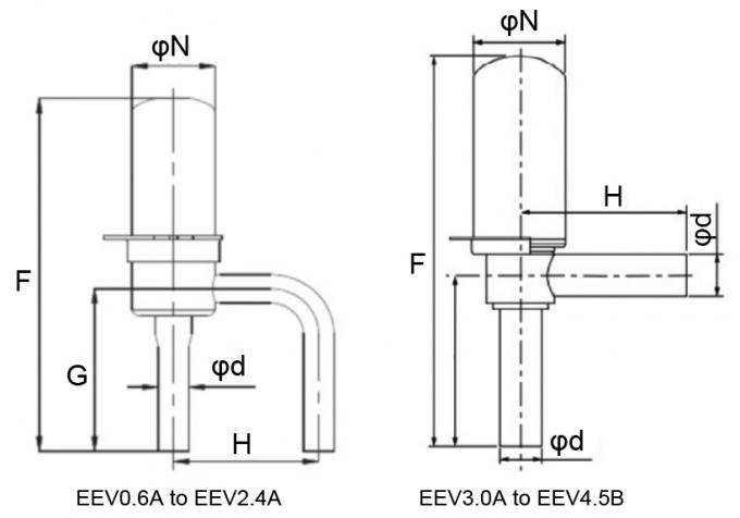EEV EXV Electronic Expansion Valve For HVAC Refrigeration Air Conditioner