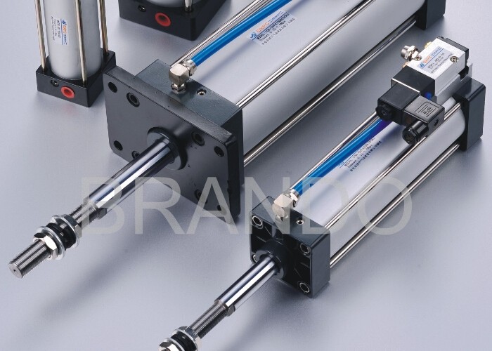 Automation Micro Adjustable Stroke Pneumatic Cylinder 0.15 - 0.9 Mpa ...