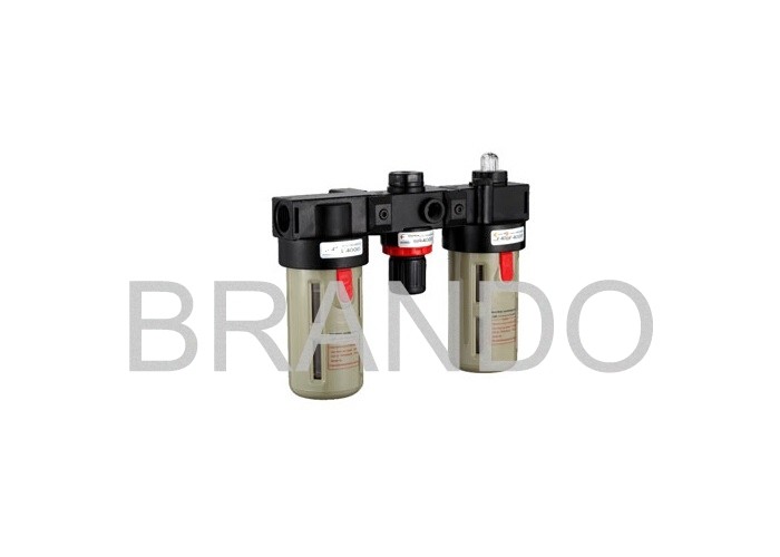 AC / BC Series Filter Regulator Lubricator Units , Air Compressor ...