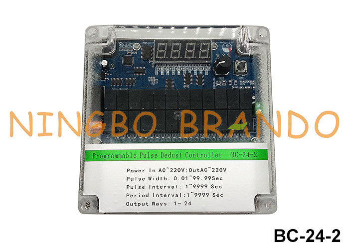 24 Lines Dust Collector Sequential Timer Controller 220VAC Input 220VAC ...