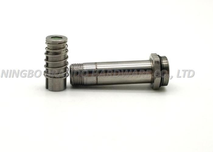 High Precision Solenoid Valve Parts Pentagon Seat Thread Connection ...