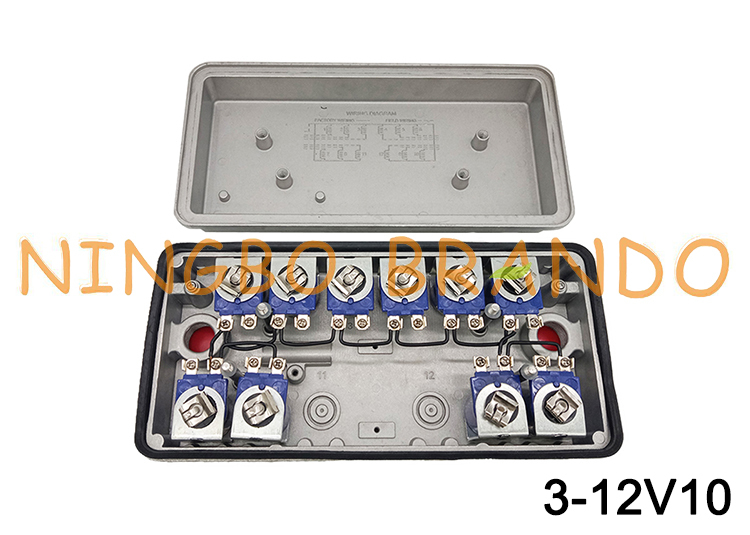 3-12V10 GOYEN Type Remote Pilot Solenoid Valve Box Enclosure 12V 24V ...