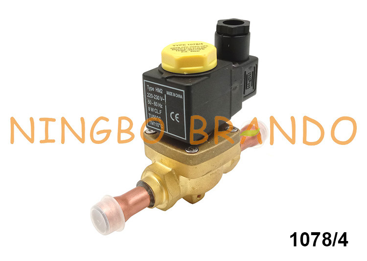 1078/4 Castel Type Refrigeration System Solenoid Valve 1/2" 220V 230V